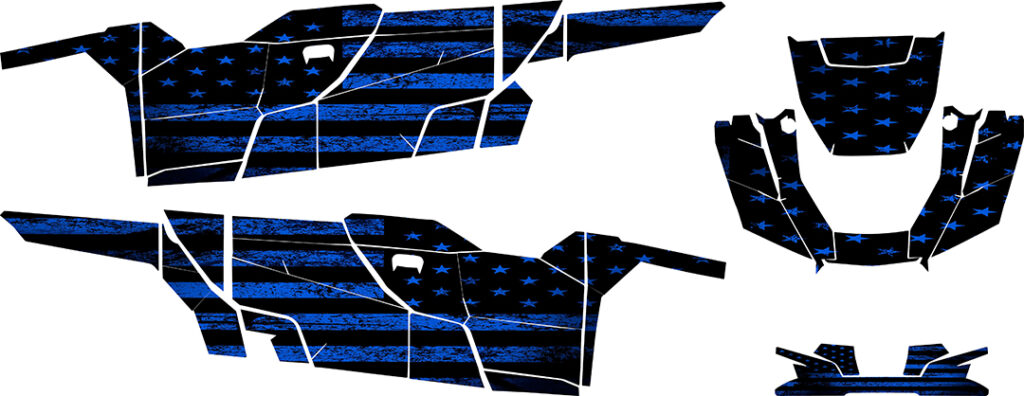 2016-2020 Polaris General 1000 4 Full Graphic Kit - The Vinyl Creator