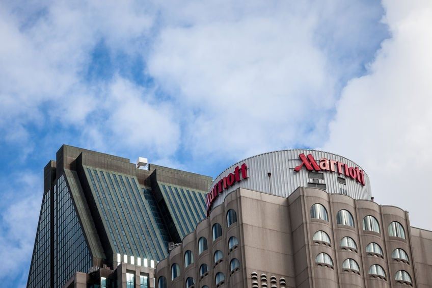 Marriott International’s revenue slides 57.3% in the third quarter.