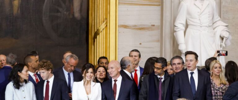 Trump's inauguration: billionaires and CEOs present at the ceremony ...