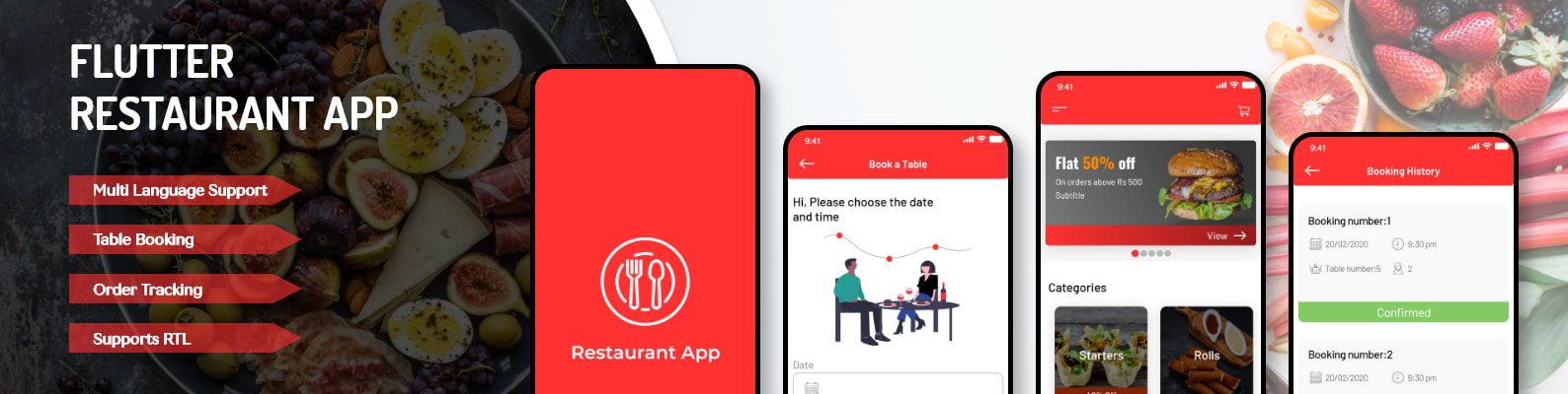 Flutter Restaurant App | Download Restaurant Mobile App
