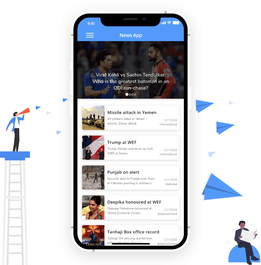 Flutter News Mobile App An Open Source Project Build With Getflutter