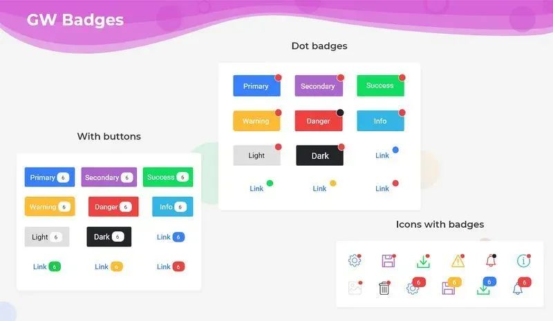 How to create and customize a notification Badge in Flutter with example code.