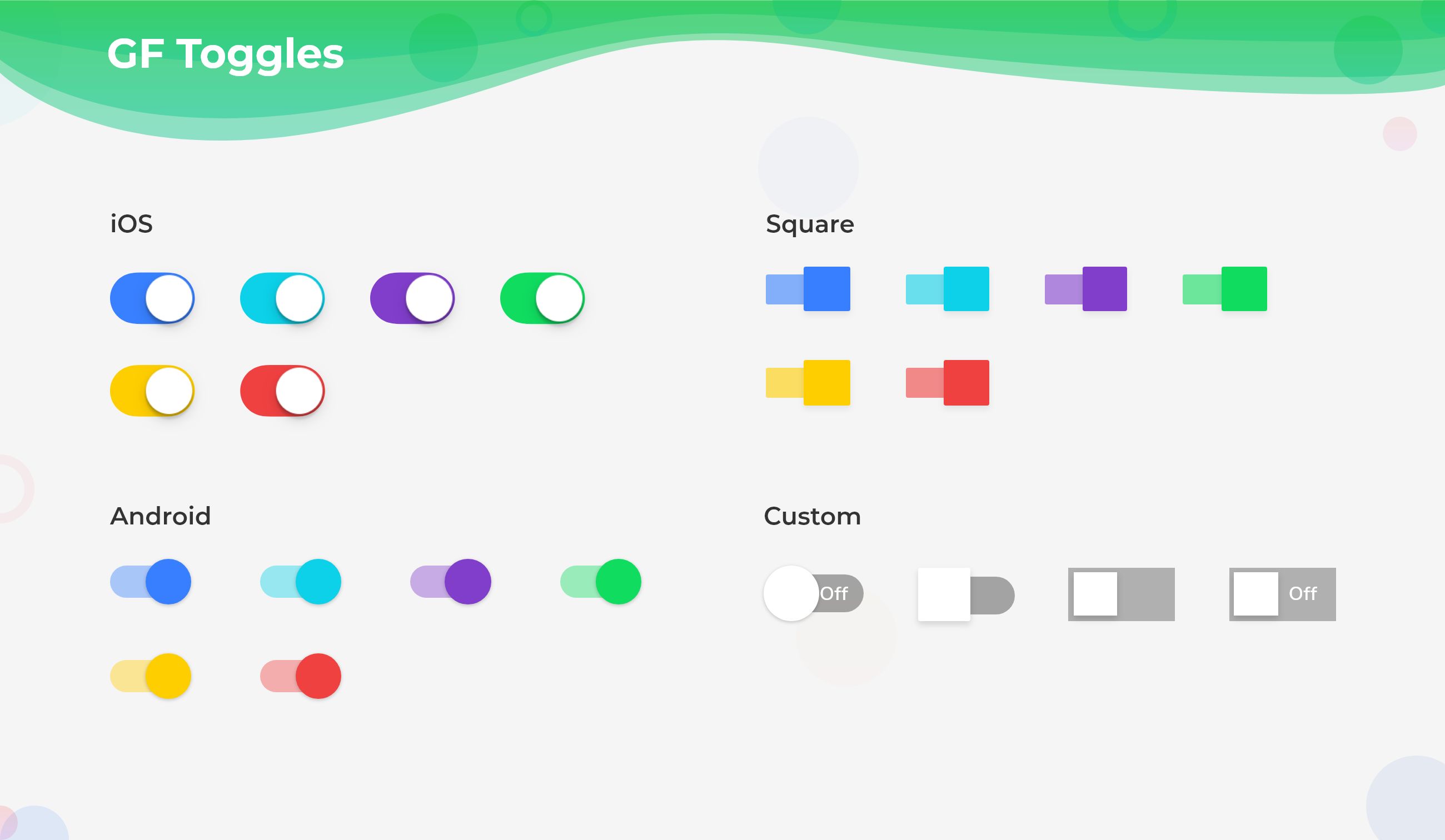 GF Toggle | GetWidget GF Toggle | GetWidget
