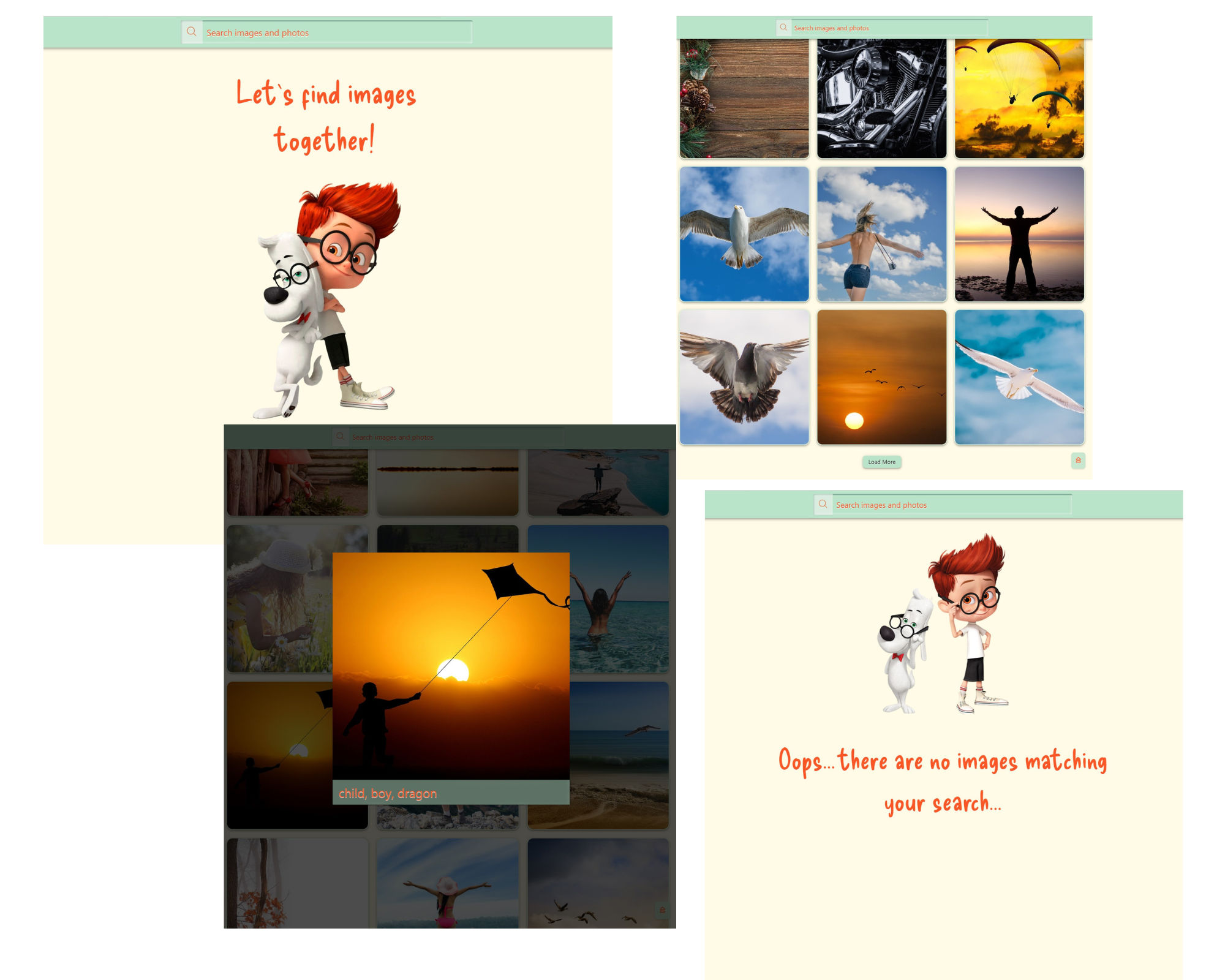 GitHub - Iryna-Vyshniak/ImageFinder: App for searching images by keyword using Pixabay API