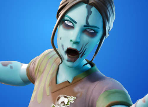 Skin Regateadora roída - Skins de Fornite