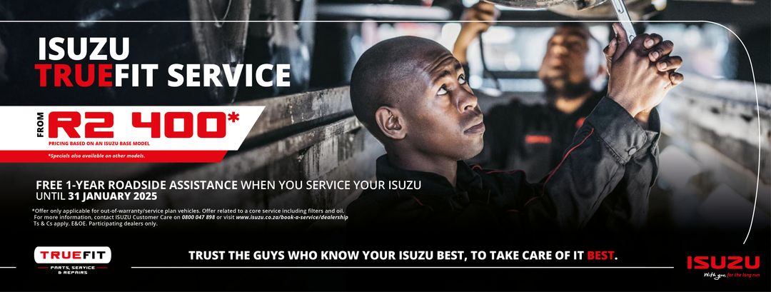 Best Technicians & Genuine Parts | Book a Service | ISUZU SA