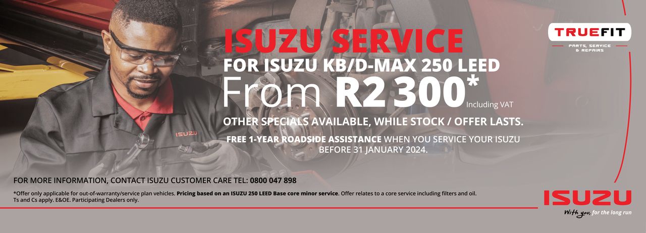 Best Technicians & Genuine Parts | Book a Service | ISUZU SA