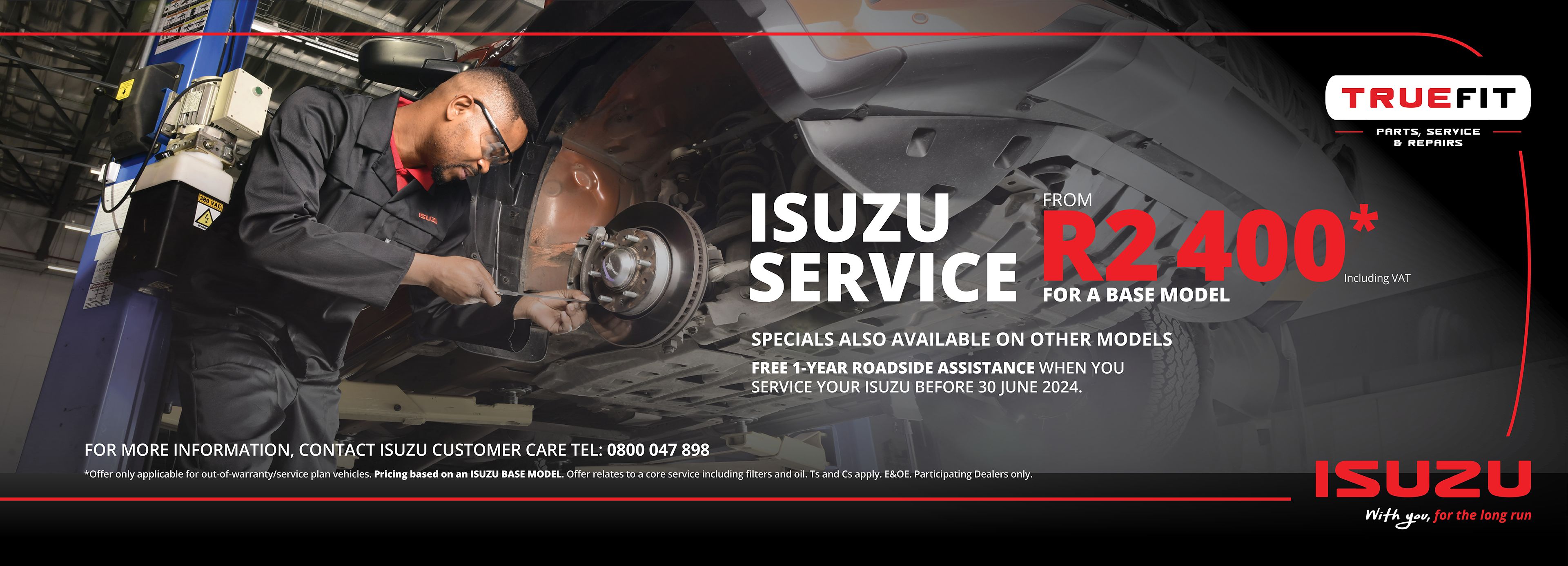Best Technicians & Genuine Parts | Book a Service | ISUZU SA