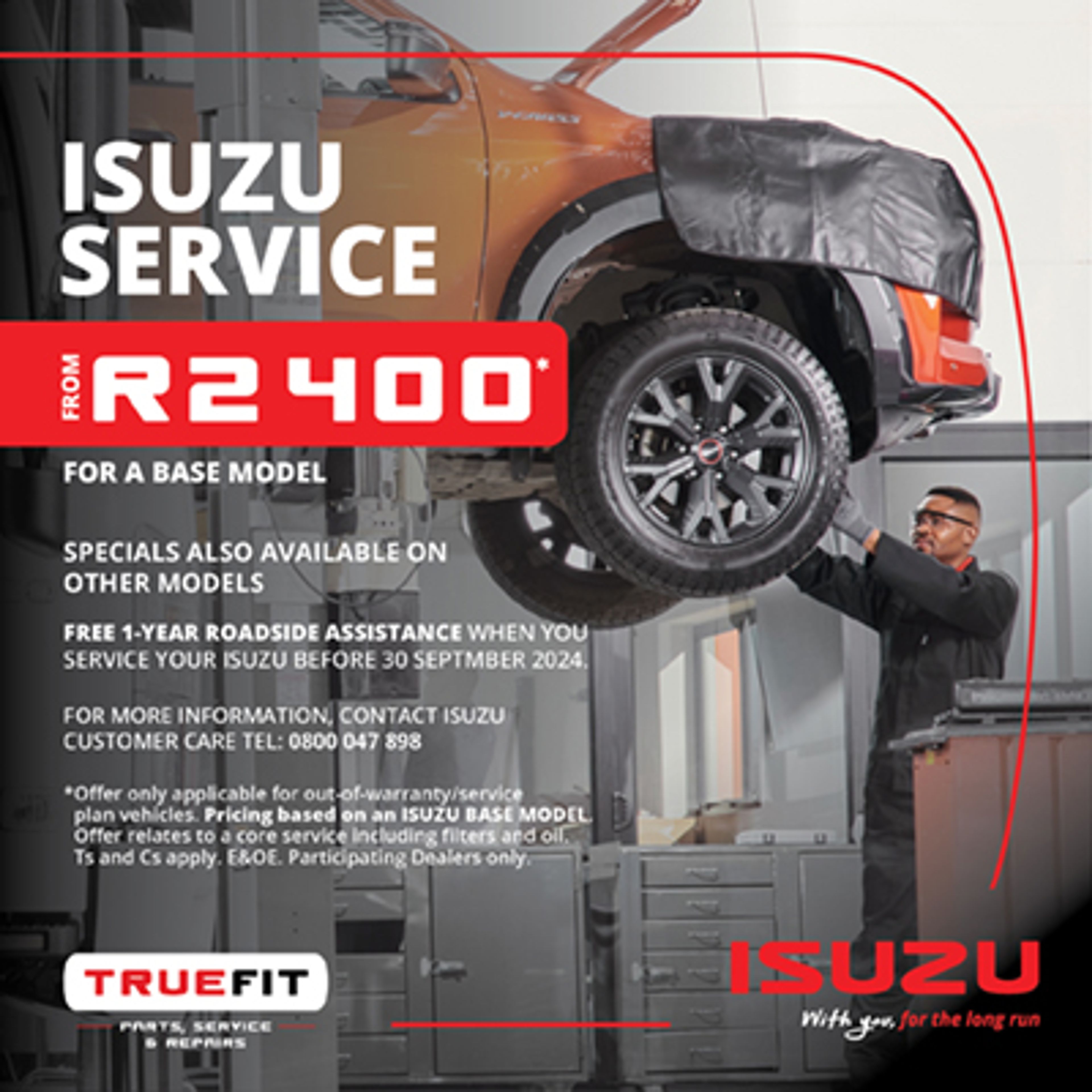 Book Your Vehicle Service | The Best Technicians & Parts | ISUZU SA