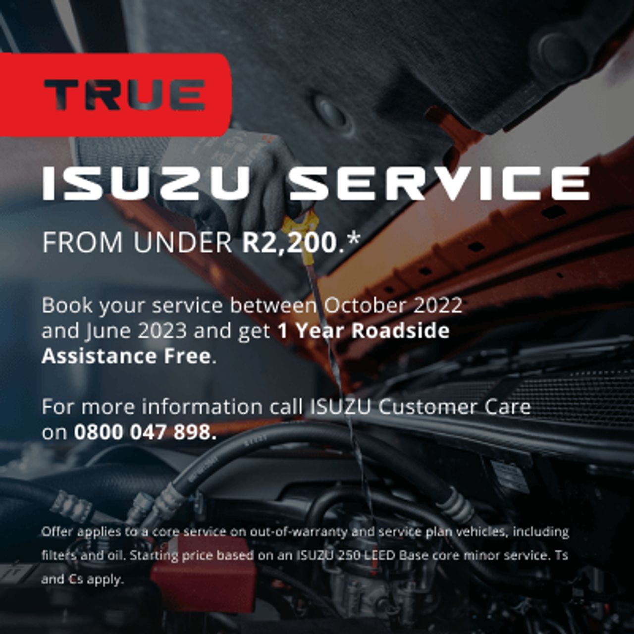 Book Your Vehicle Service | The Best Technicians & Parts | ISUZU SA