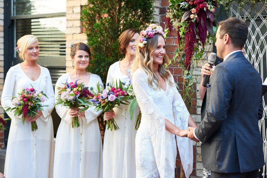 Real Wedding - Tarryn & Charlie, Melbourne CBD VIC - Ivory Tribe