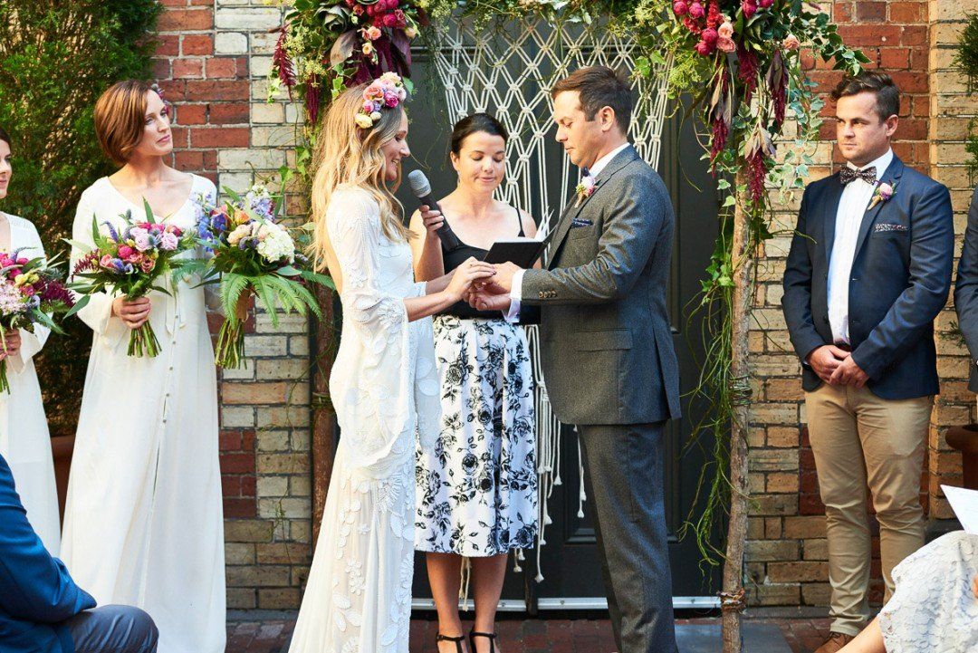 Real Wedding - Tarryn & Charlie, Melbourne CBD VIC - Ivory Tribe