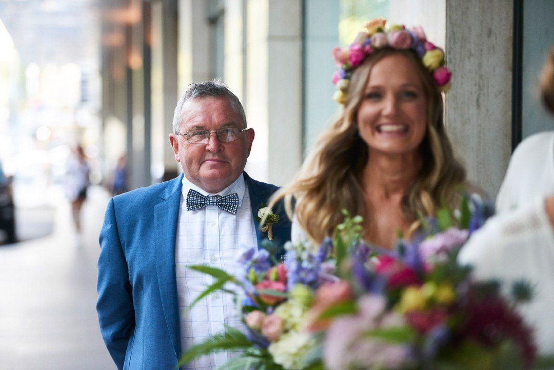 Real Wedding - Tarryn & Charlie, Melbourne CBD VIC - Ivory Tribe