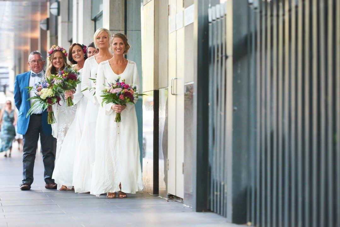 Real Wedding - Tarryn & Charlie, Melbourne CBD VIC - Ivory Tribe