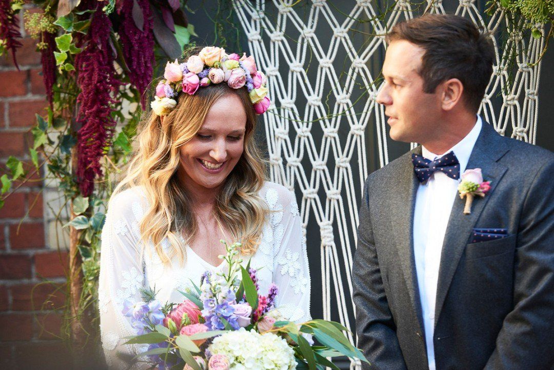 Real Wedding - Tarryn & Charlie, Melbourne CBD VIC - Ivory Tribe