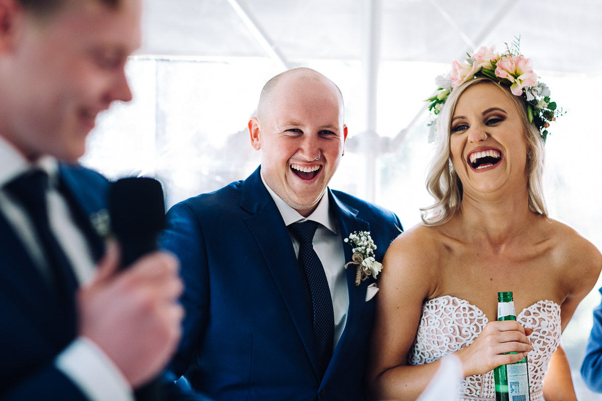 Real Wedding - Montana & Mitch, Riddles Creek VIC - Ivory Tribe