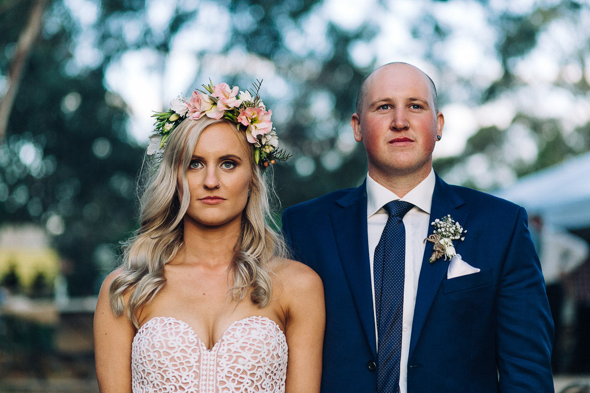 Real Wedding - Montana & Mitch, Riddles Creek VIC - Ivory Tribe