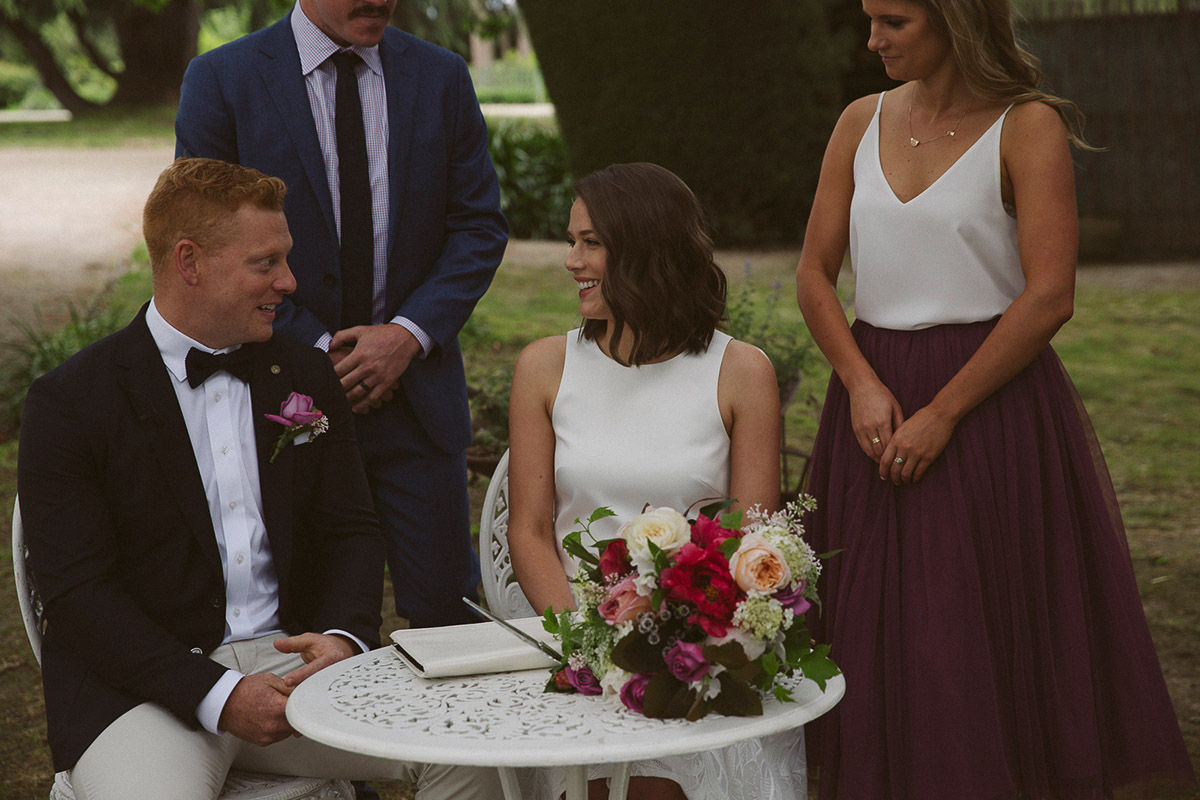 Real Wedding - Cassandra & Daniel, Yarra Valley VIC - Ivory Tribe