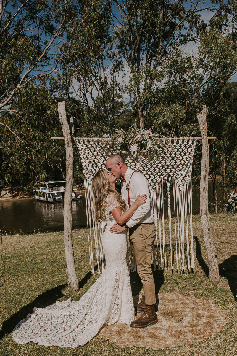 Real Wedding - Stephanie & Andrew, Echuca VIC - Ivory Tribe