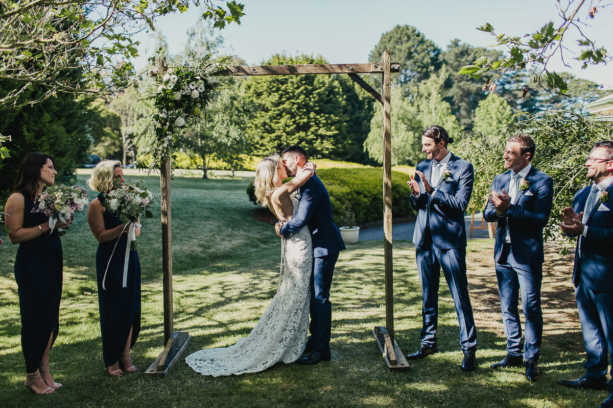 Real Wedding - Courtney & Chris, Main Ridge VIC - Ivory Tribe