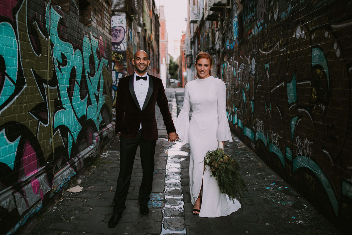 Real Wedding - Kate & Brad, Fitzroy VIC - Ivory Tribe