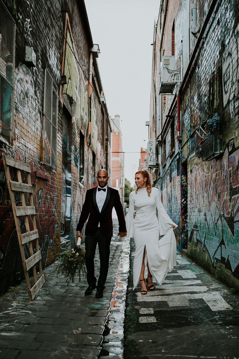 Real Wedding - Kate & Brad, Fitzroy VIC - Ivory Tribe
