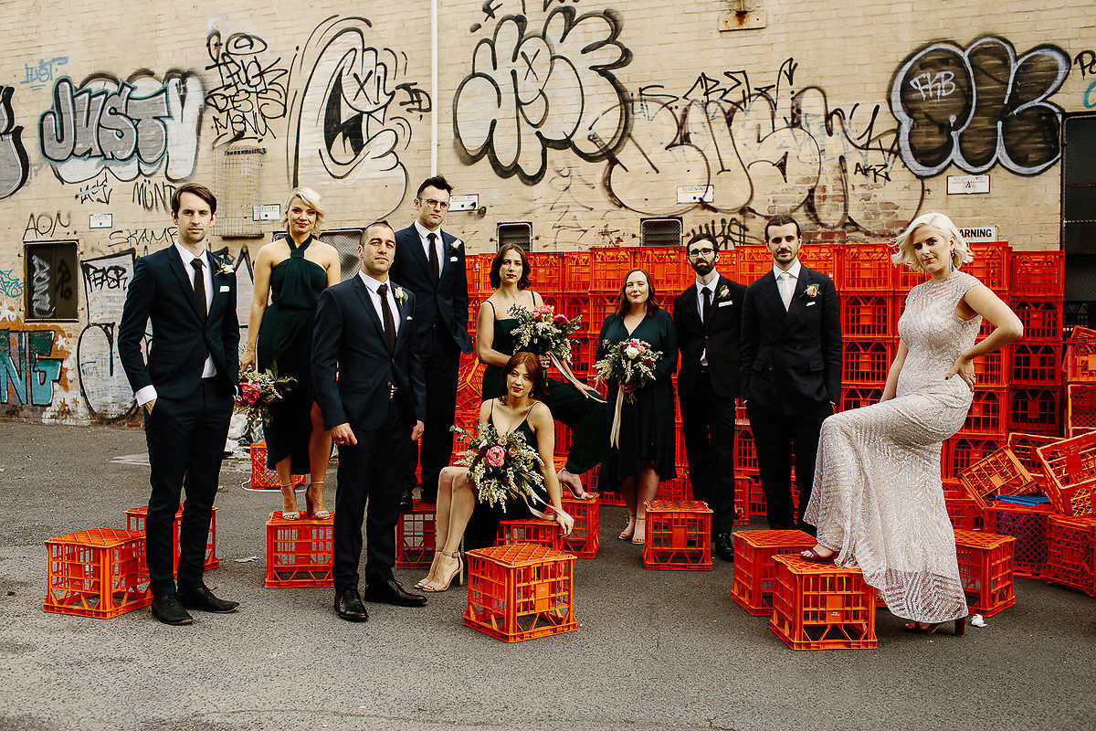 Real Wedding - Alix & Tim, Fitzroy VIC - Ivory Tribe