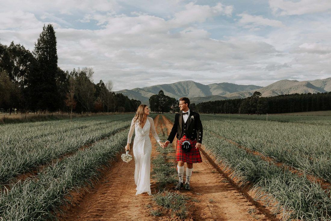 Real Wedding - Allie & Daniel, Porepunkah VIC - Ivory Tribe