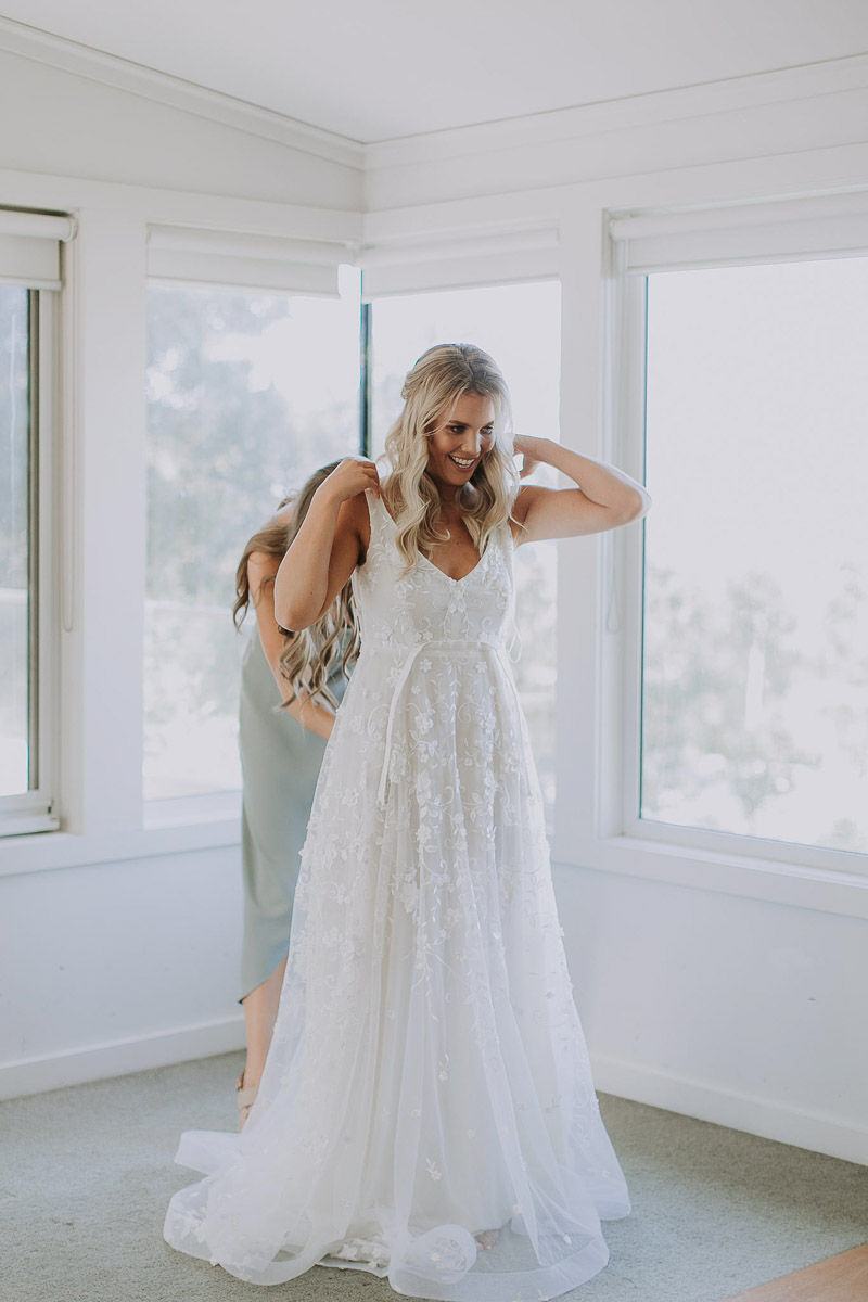 Real Wedding - Emily & Robbie, Lorne VIC - Ivory Tribe