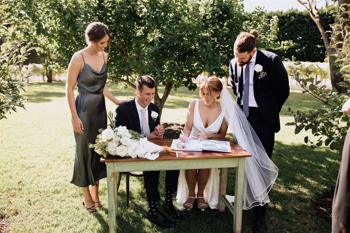 Real Wedding – Maddie & Jack, Flinders VIC - Ivory Tribe