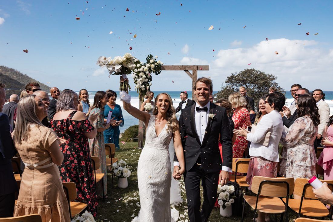 Real Wedding - Tara & Ben , Wye River VIC - Ivory Tribe