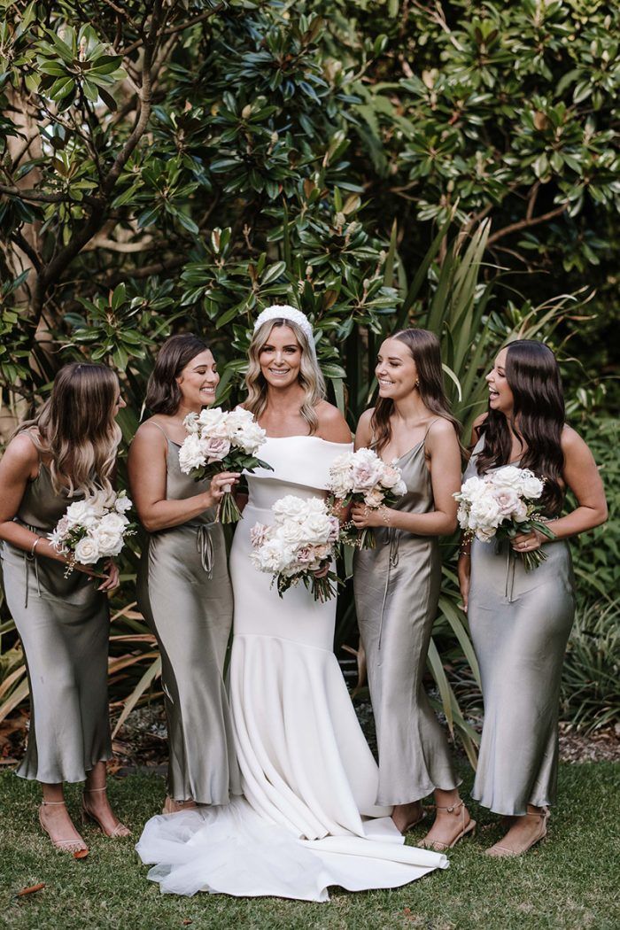 Green scene - Bridesmaid fashion on trend. - Ivory Tribe