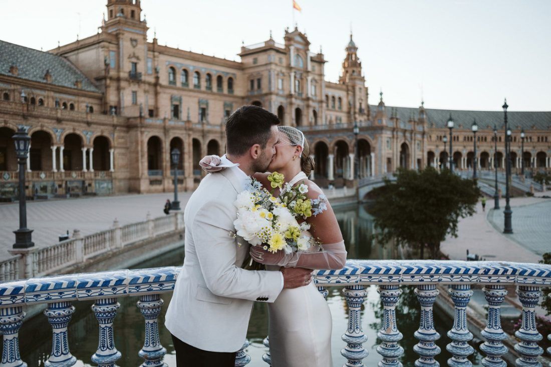 Real Elopement - Chloe & Charlie, Seville SPAIN - Ivory Tribe