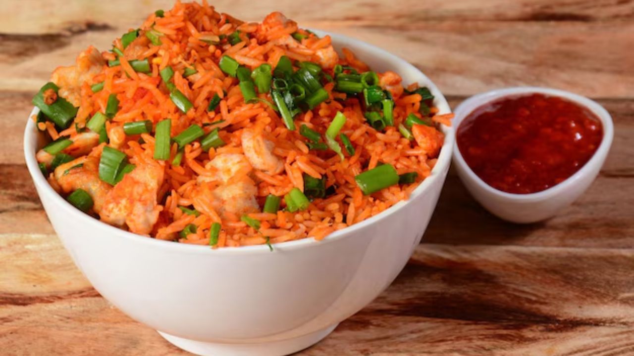 Chicken Schezwan Rice Recipe : Perfectly Wok-Tossed