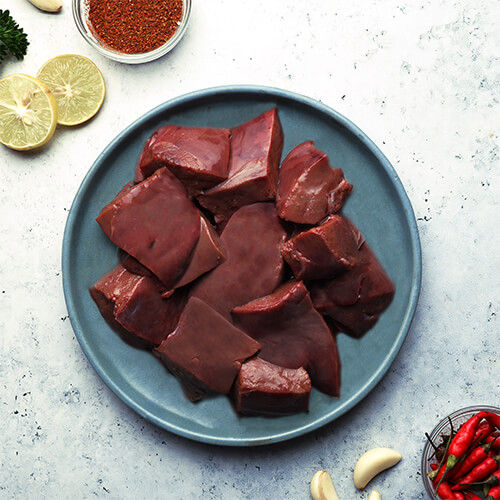 Buy Fresh Mutton Liver Online in Mumbai | 90 Mins Delivery - Halalbox