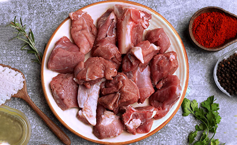 Buy Mutton Raan (Back Leg) mutton Online | 90 Mins Delivery - Halalbox