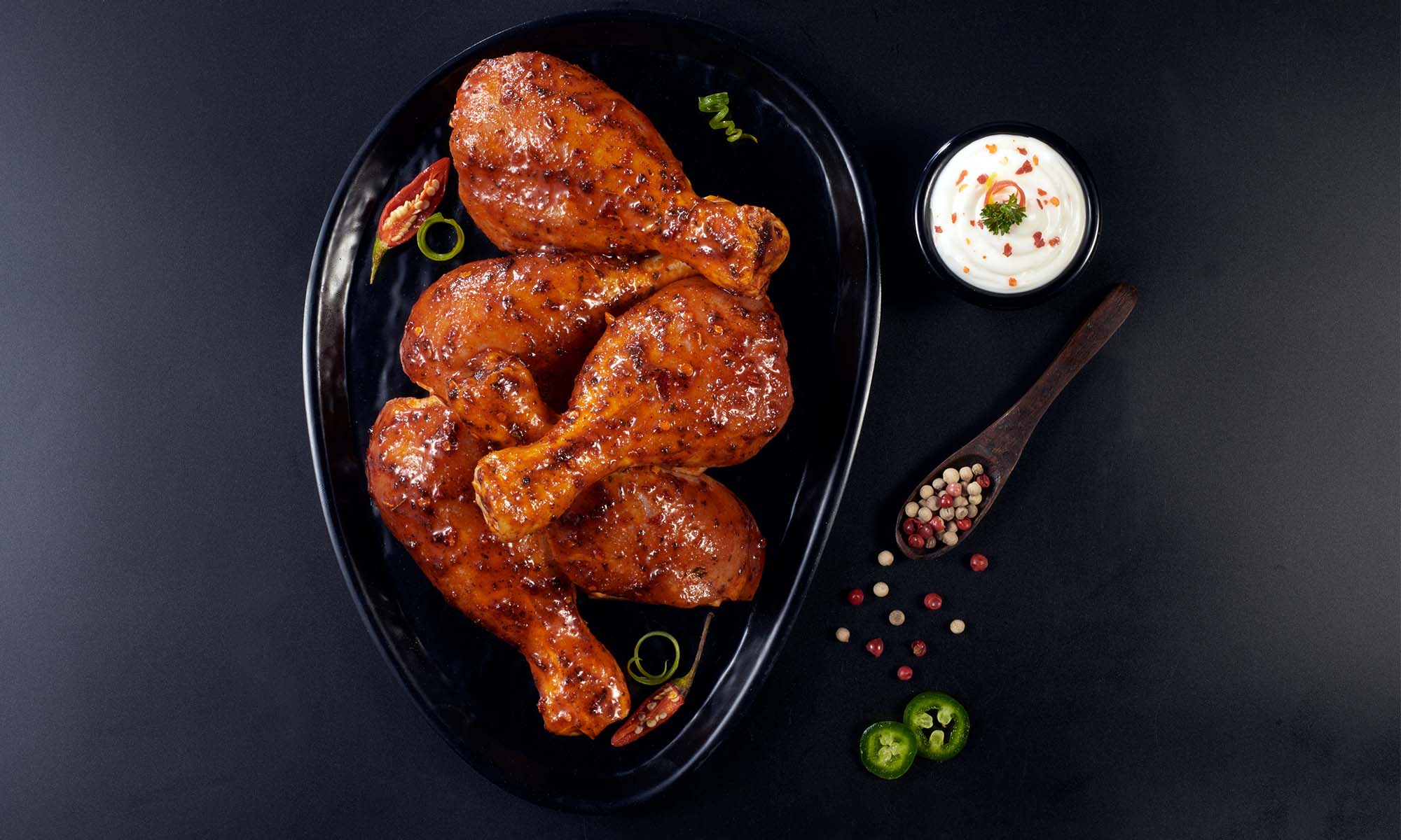 Buy Chicken Peri Peri Drumsticks chicken Online | 90 Mins Delivery ...