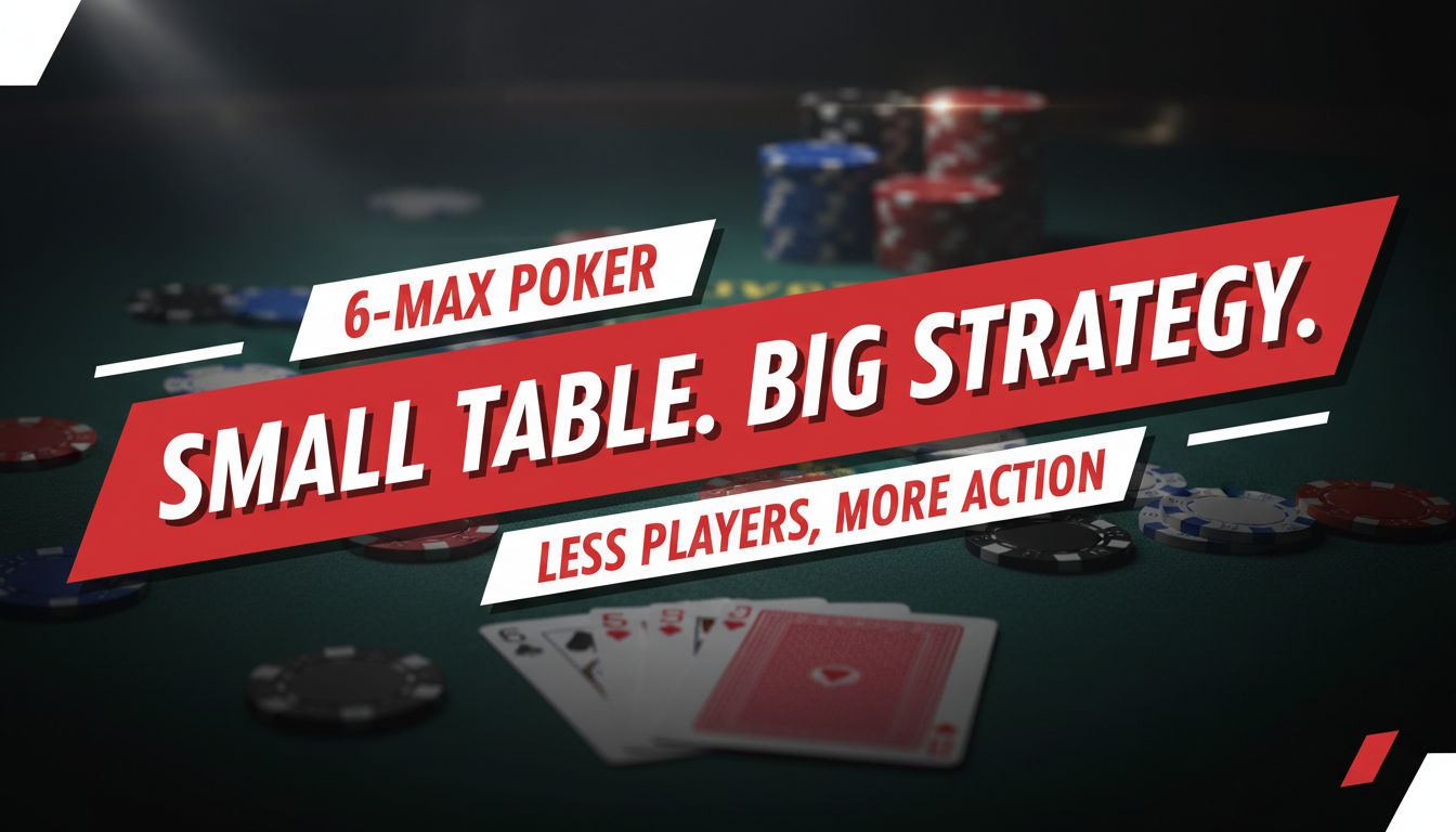 Texas Hold'em 6-Max Strategy: Dominate Short-Handed Tables