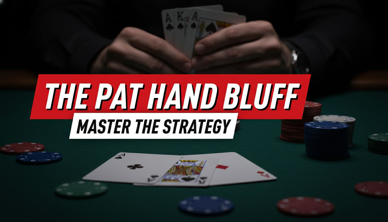 Pat Hand Poker: Definitive Guide to Strategy & Bluffing