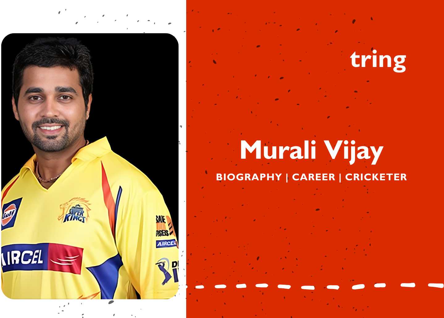 Murali Vijay Biography Ipl Wife Net worth Family