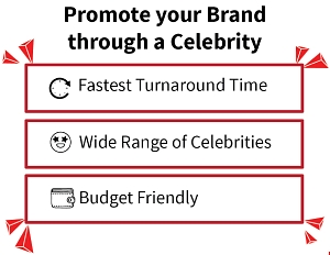 How does Celebrity Brand Promotion help businesses
