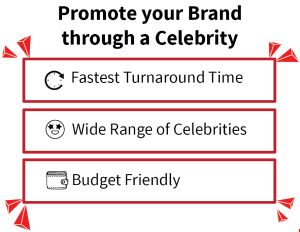 How does Celebrity Brand Promotion help businesses