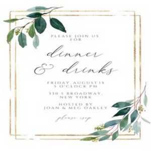 75+ Dinner Invitation Ideas