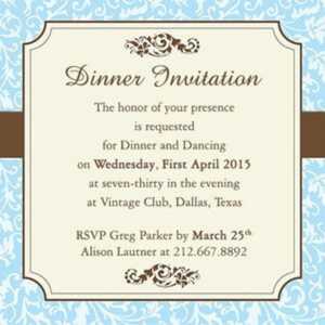 75+ Dinner Invitation Ideas