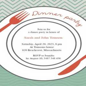 75+ Dinner Invitation Ideas