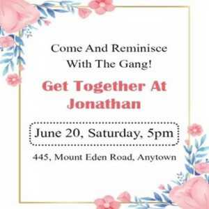 55+ Outstanding Family Reunion Invitation Wording Ideas