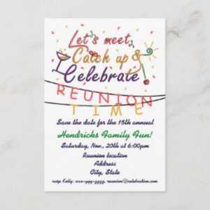 55+ Outstanding Family Reunion Invitation Wording Ideas