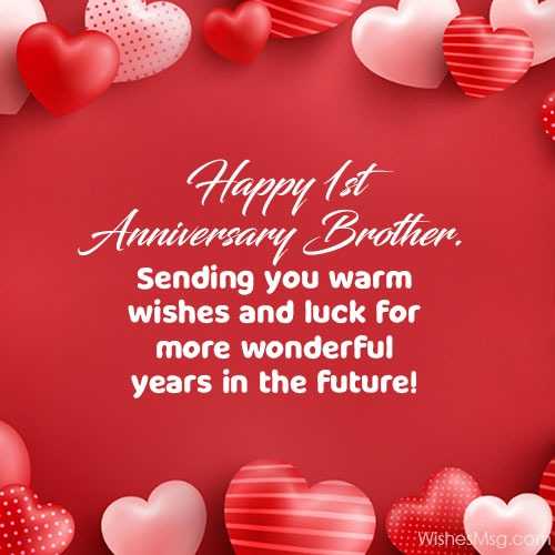 Celebrating Togetherness 100 Heartfelt Anniversary Wishes For Bhaiya