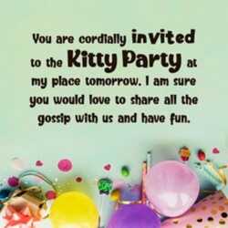 100+ Cute and Quirky Kitty Party Invitation Messages to Delight Your Guests