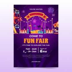 60+ Grand And Unique Fair Invitations